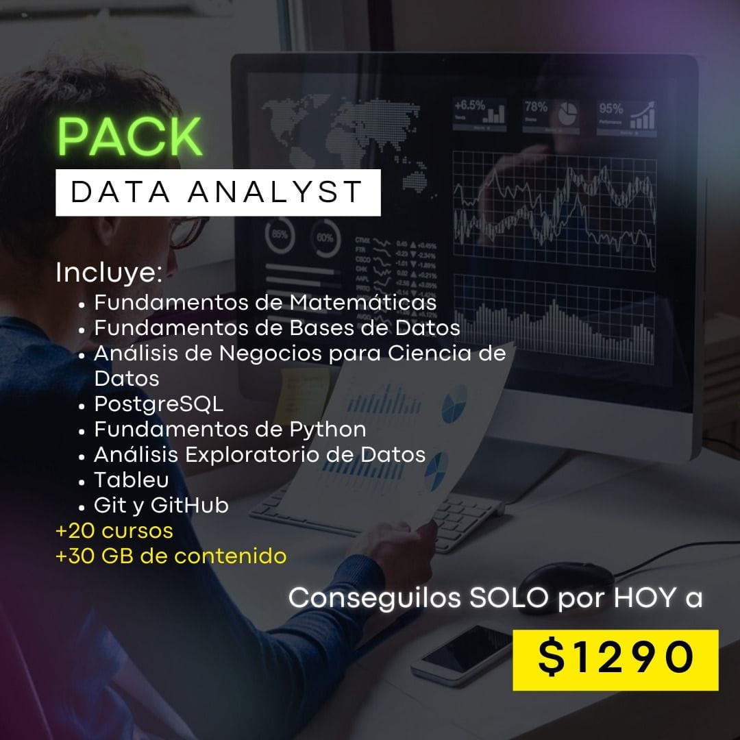 Pack Data Analyst | CursosDigitales